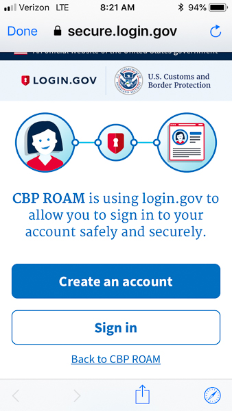 Step By Step: How to Use the CBP ROAM App to Check In to the US ...